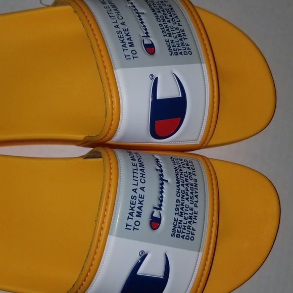 Champion | Shoes | Champion Slides Yellow | Poshmark